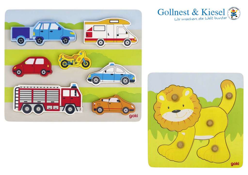 goki Puzzle 2-tlg.Set | Kindergartenbedarf HAIDIG Online-Shop
