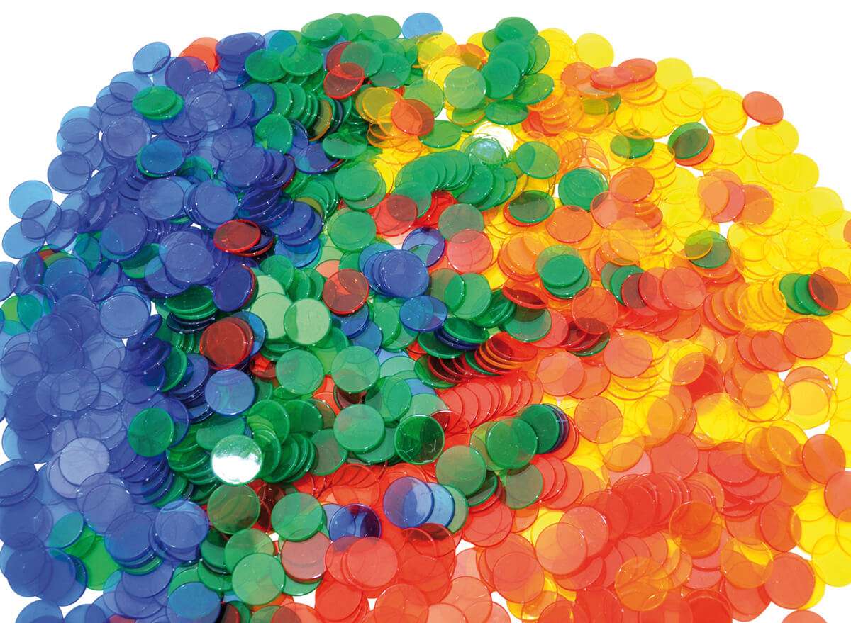 Spielchips, 1000er Set | Kindergartenbedarf HAIDIG Online-Shop