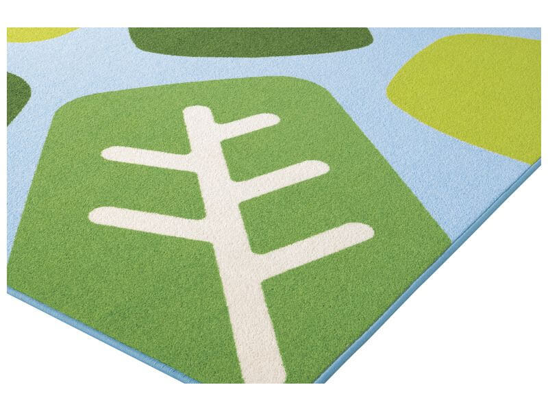 Spielteppich "Blätter" - Frische Farben, robustes Design