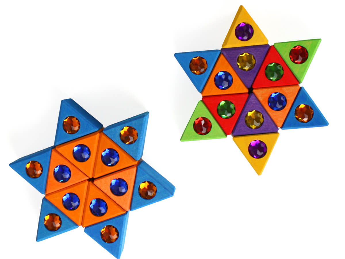 Große Funkel-Bausteine, 54 Teile