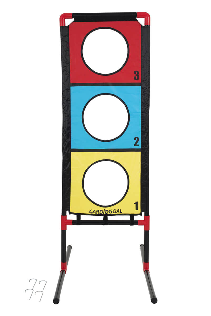 Mobile Mini-Torwand für Wurfspiele